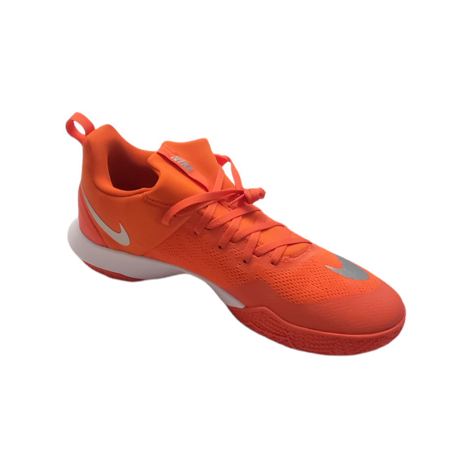 Nike Men's Zoom Shift TB Mid Basketball Sneaker Shoes Orange / White ...