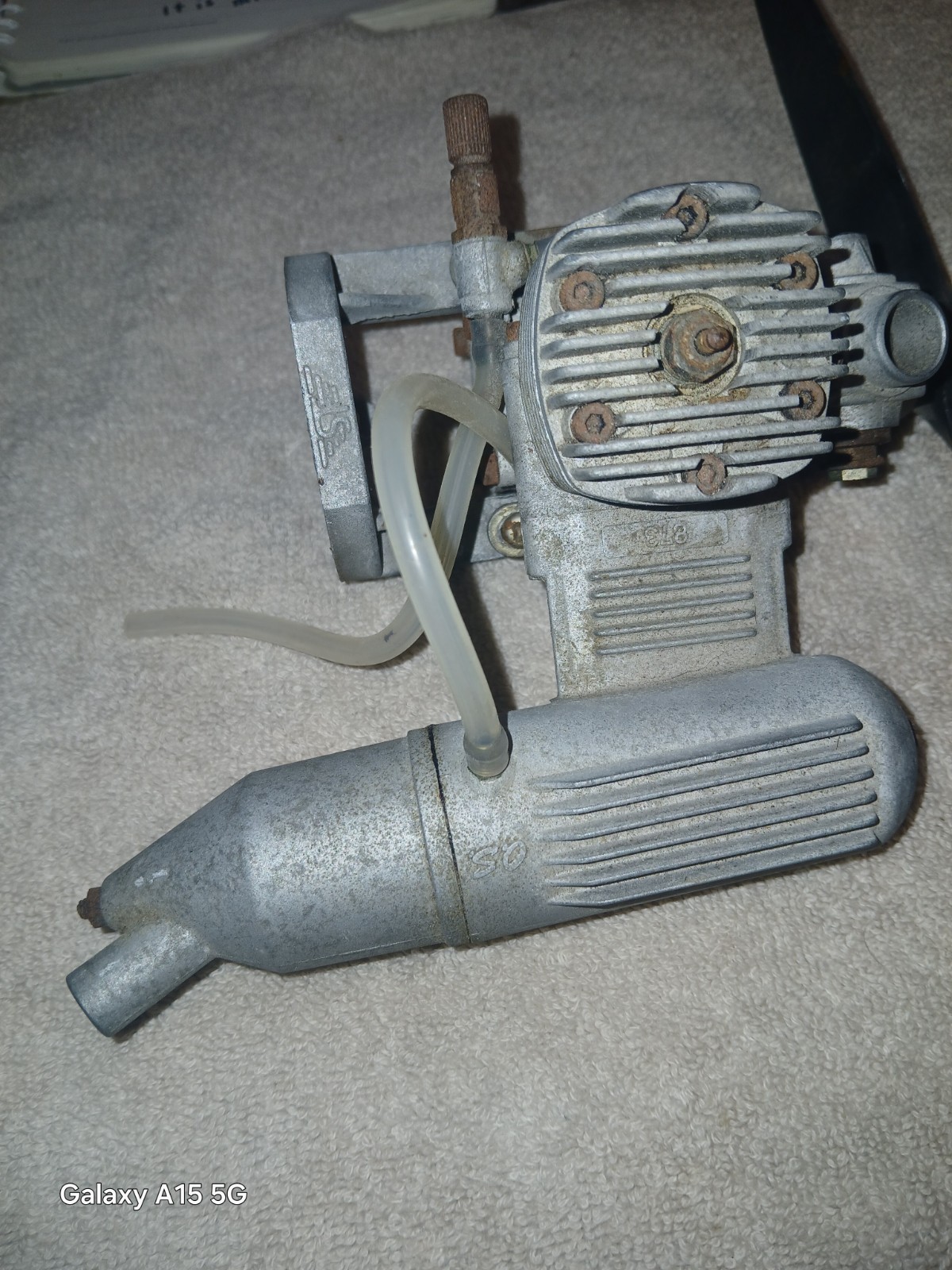 OS MAX 46 SF RC ENGINE VINTAGE 873 MUFFLER | eBay