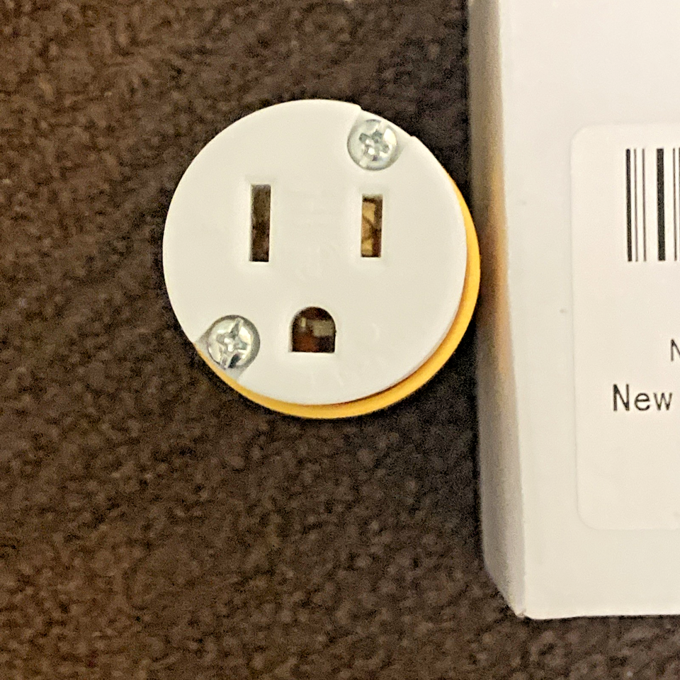 110V Female Electrical Outlet Drop Cord Extension Cord Ends Replacement ...