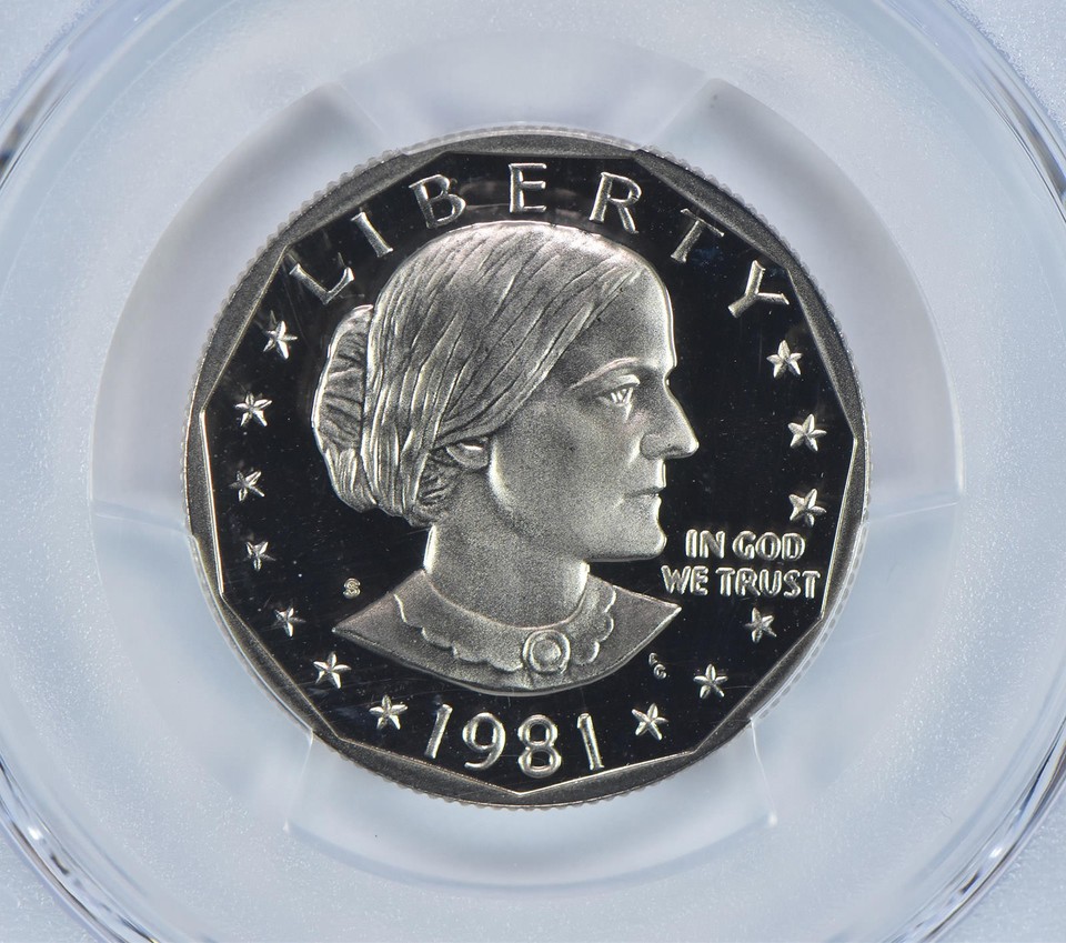 1981-S Susan B Anthony $1 Type 1 PR69 DCAM PCGS Blue Label *3798 | eBay