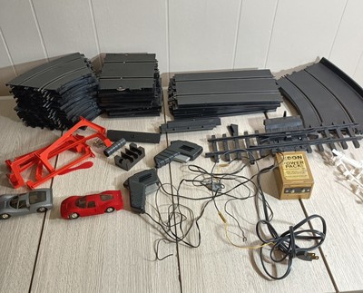 Vintage 1967 Porsche Eldon Slot Car Track Set Eldon Controllers ...