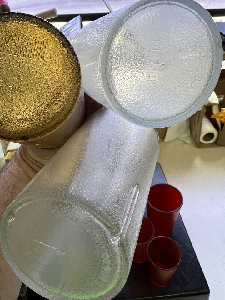 Lot Of 13 Vintage Plastic Cups Texan Continental Silite Tumblr Tumbler ...