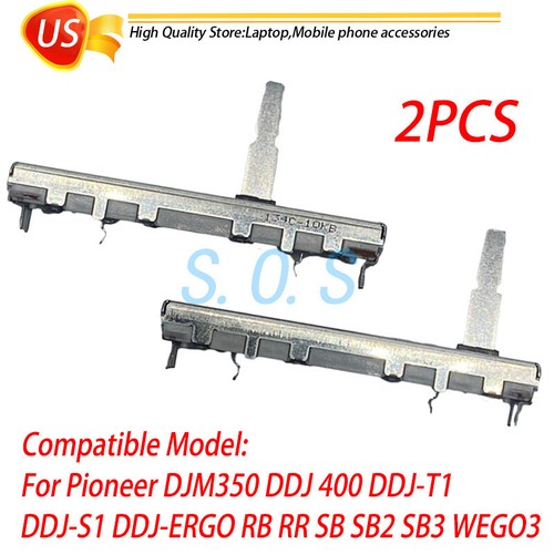 2 x Fader Fit Pioneer DJM350 DDJ400 DDJ-S1 DDJ-ERGO RB SB SB2 SB3 WEGO3 ...