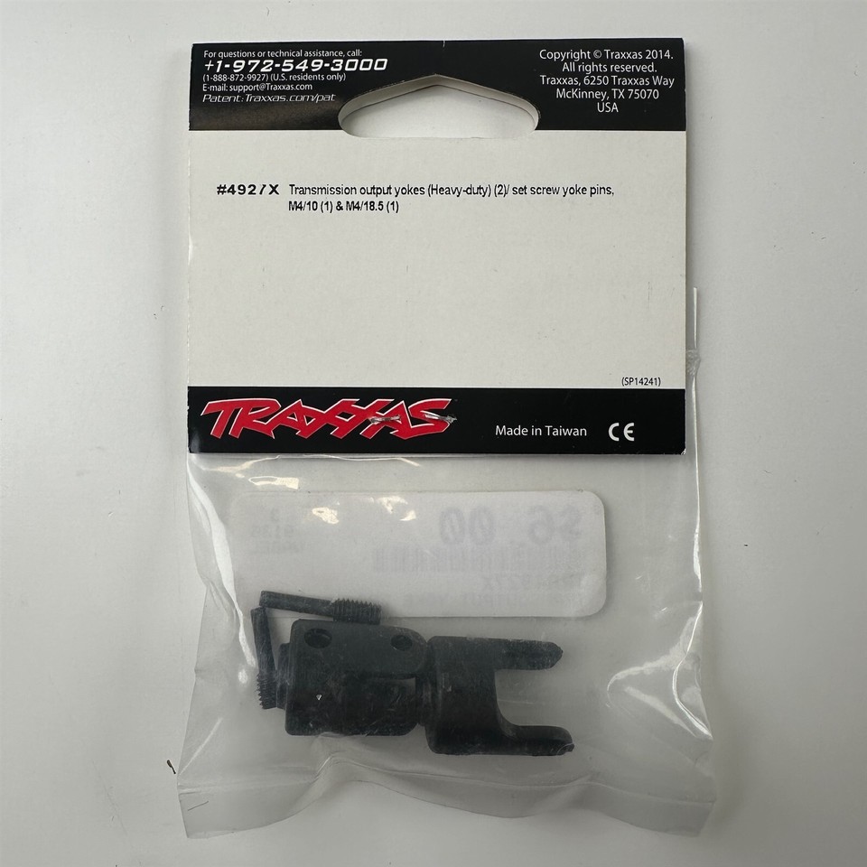 Traxxas 4927X Heavy Duty Transmission Output Yokes/Set Screw Yoke Pins ...