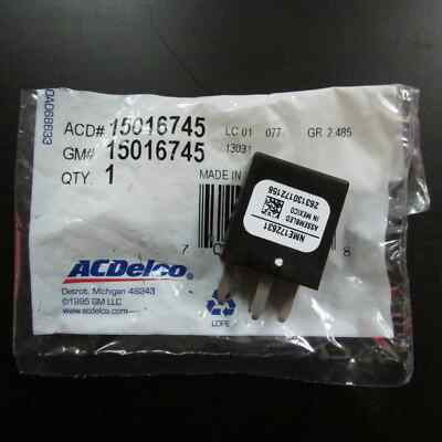 NEW GENUINE GM ACDelco Headlight Relay 15016745 | eBay