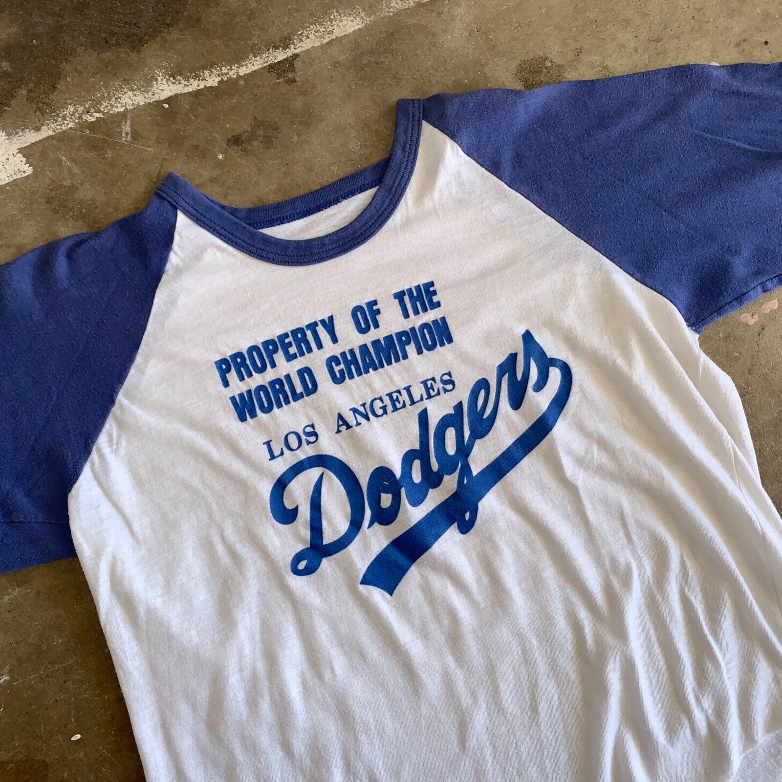 1981 VINTAGE 80s LOS ANGELES DODGERS WORLD SERIES CHA… - Gem