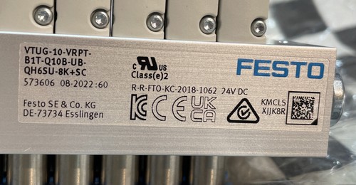 FESTO VTUG-10-VRPT-B1T-Q10B-UB-QH6SU-8K+SC, 573606, VUVG-B10-T32C-AZT-F ...