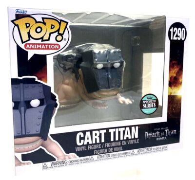 Attack on Titan (AOT) Specialty Series Cart Titan 6-Inch Funko Pop ...