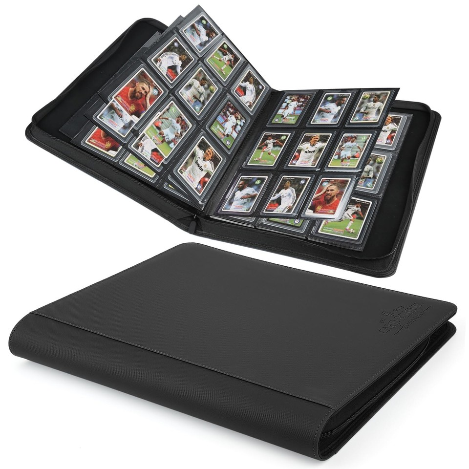 Toploader Binder Holds 288 Toploaders 9 Pocket Top Loader Binders for 3 ...