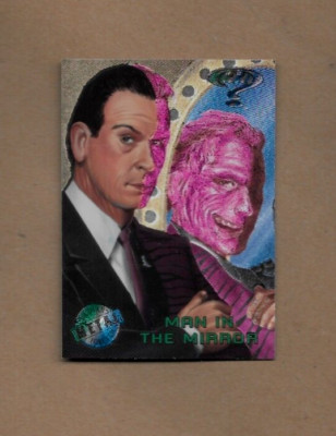 1995 Fleer Metal Batman Forever Two-Face Man in the Mirror Card #61 NM ...