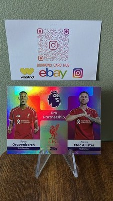 NEW TOPPS PREMIER LEAGUE 2026 PRO PARTNERSHIP LIVERPOOL GRAVENBERCH ...