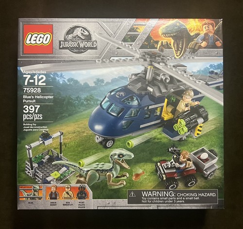 LEGO Jurassic World Blue's Helicopter Pursuit 75928 Park Retired NEW | eBay