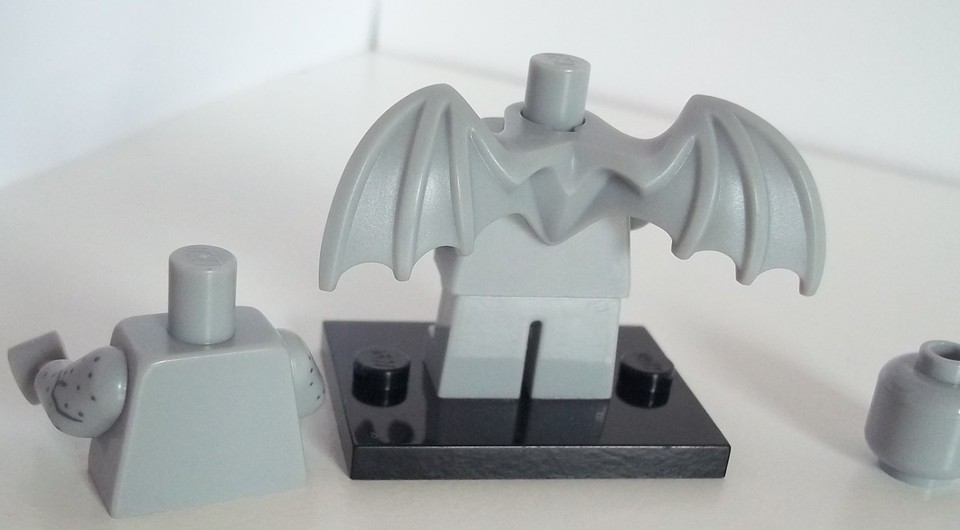 LEGO COL220 Gargoyle minifigure, incomplete, includes blank head ...