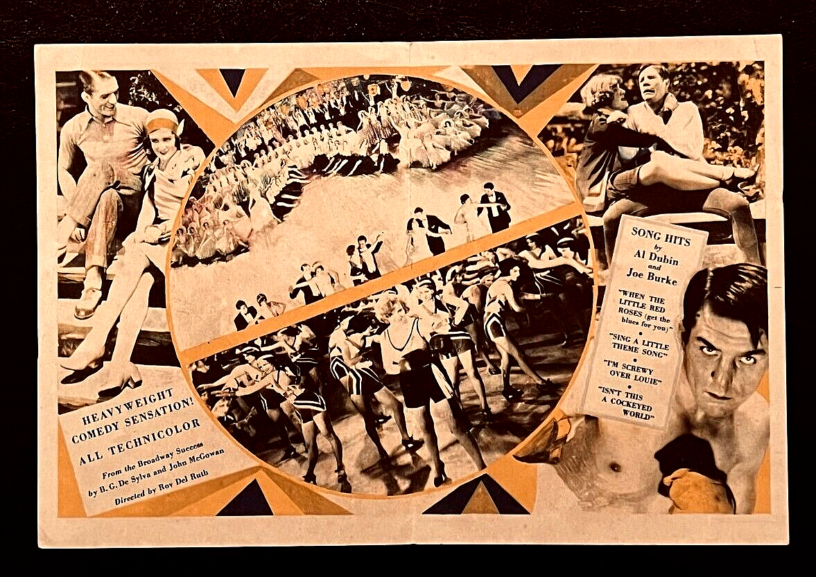 HOLD EVERYTHING 1930 MOVIE HERALD, WINNIE LIGHTNER, JOE E. BROWN | eBay