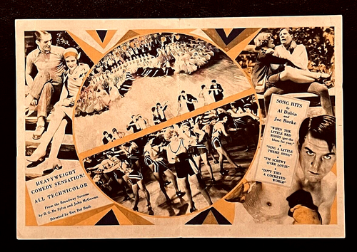 HOLD EVERYTHING 1930 MOVIE HERALD, WINNIE LIGHTNER, JOE E. BROWN | eBay