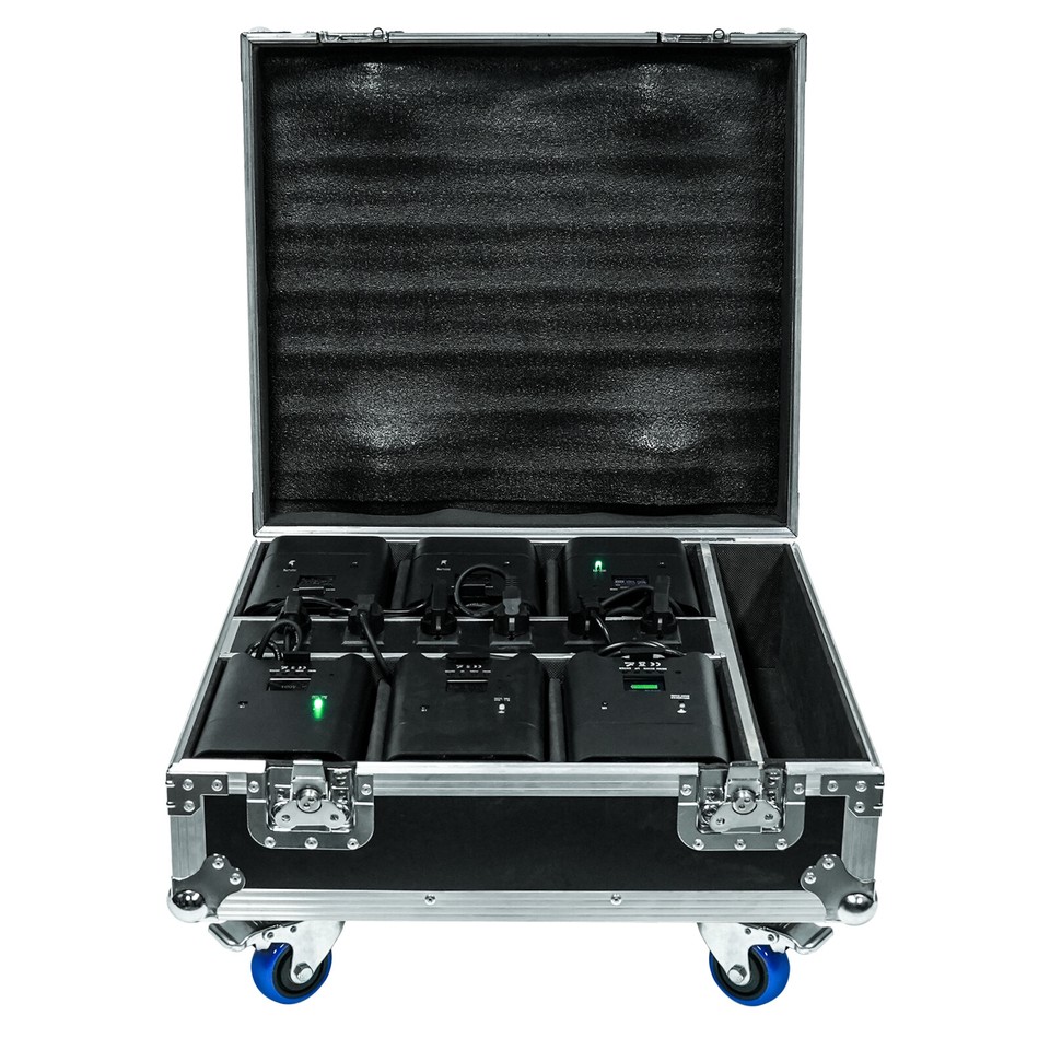 6x18W Wireless Par Light Rechargeable Battery Powered RGBWA+UV Uplight ...