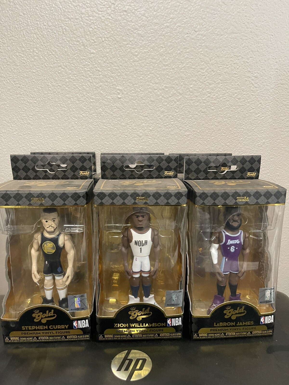 Funko Gold Premium Vinyl Figure NBA - LEBRON JAMES, Zion, Steph, Jokic ...