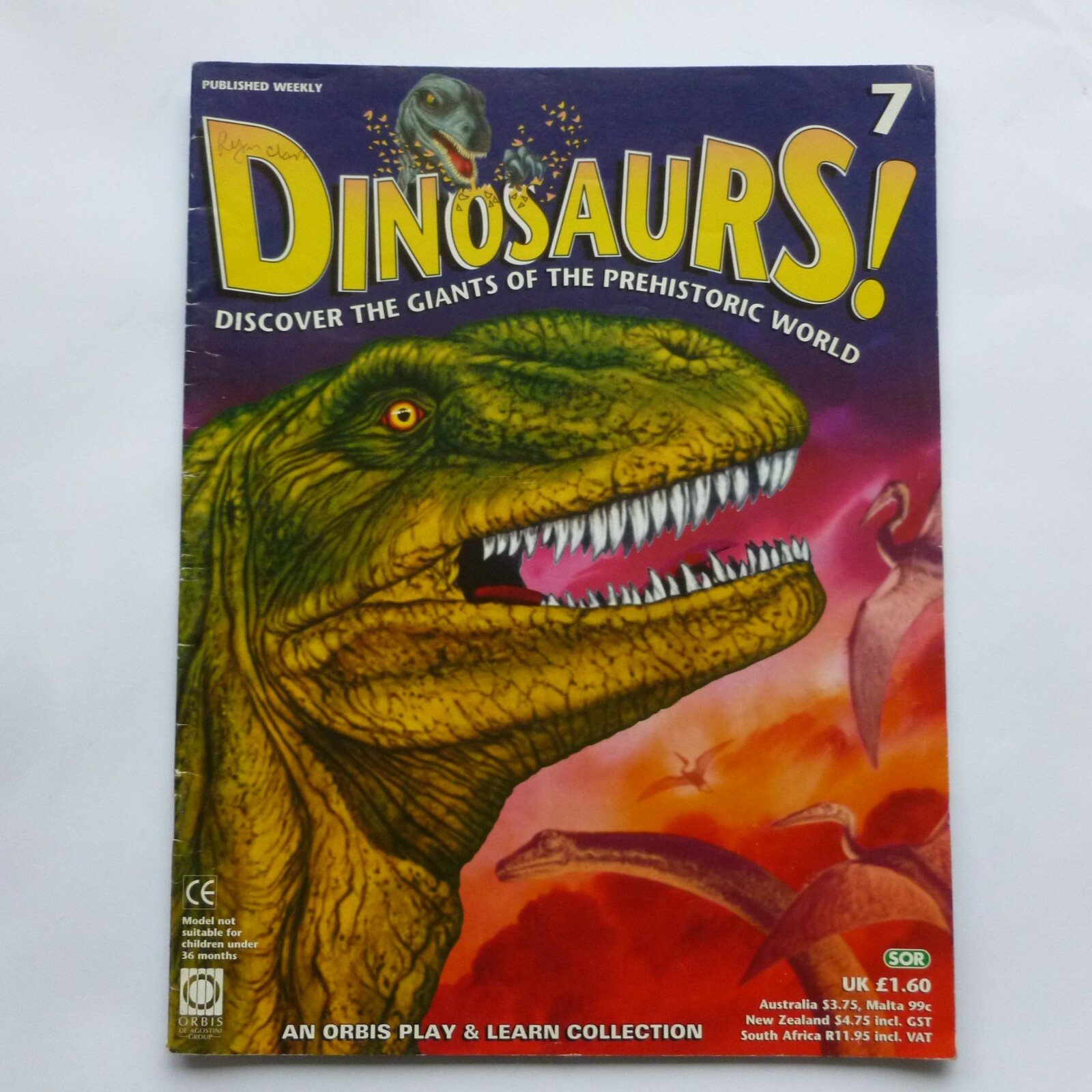 Dinosaurs! Magazine - Issue 7 - 1997 Orbis Publishing | eBay