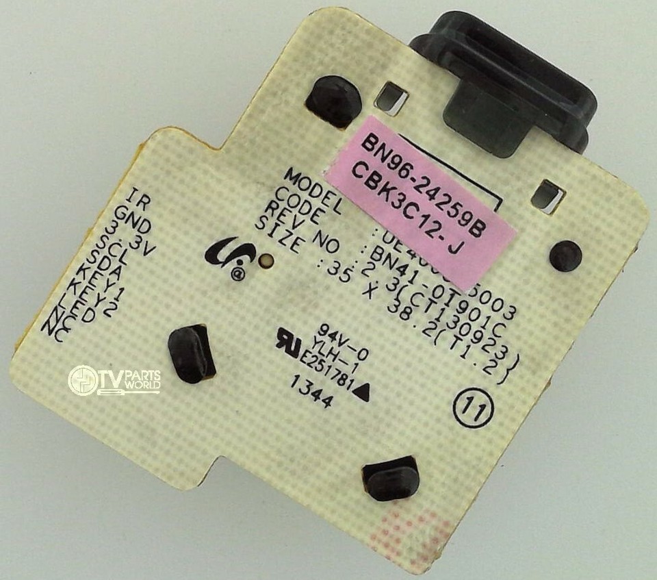 Samsung UN39FH5000FXZA IR Sensor Board BN96-24259B BN41-01901A ...