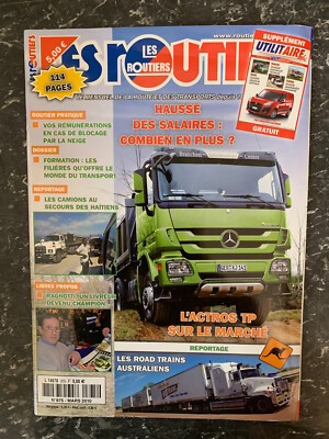 Les Routiers N°875 Mars 2010 - Mensuel de la route et des transports | eBay
