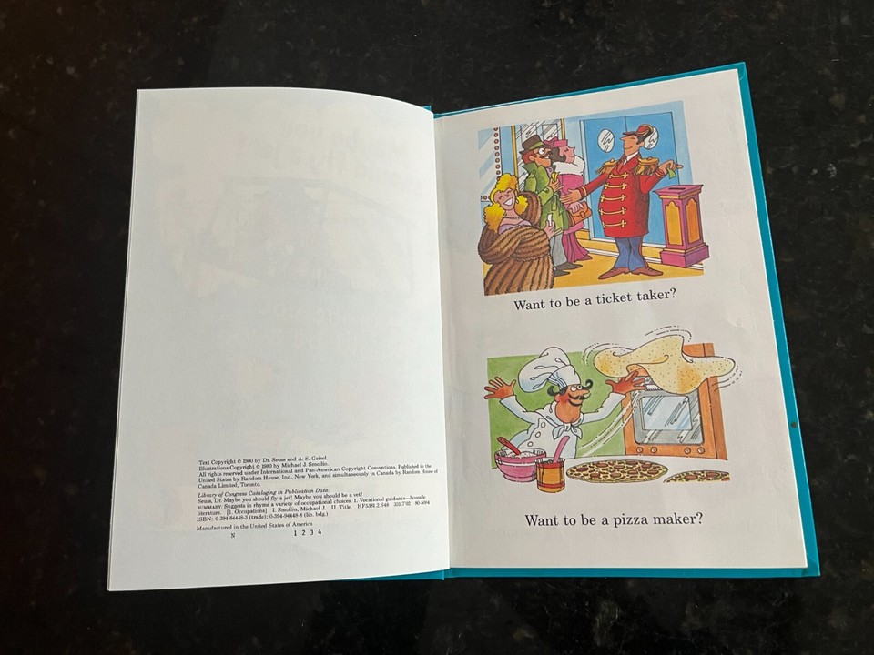 Dr Seuss Maybe you should fly a jet maybe you should be a vet Lesieg ...