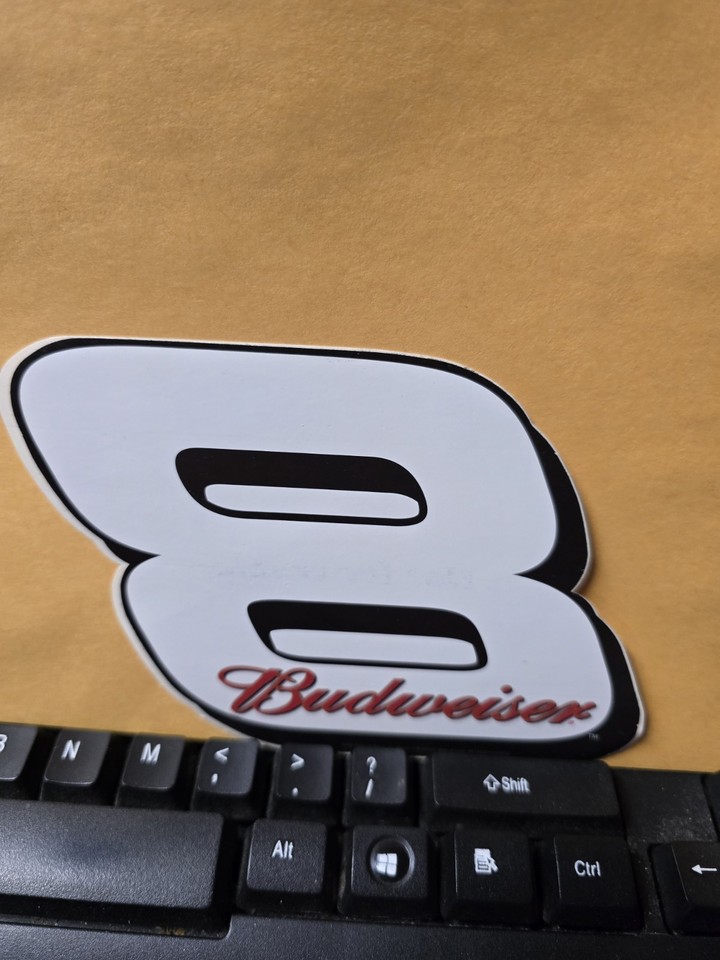 Budweiser #8 Sticker | eBay