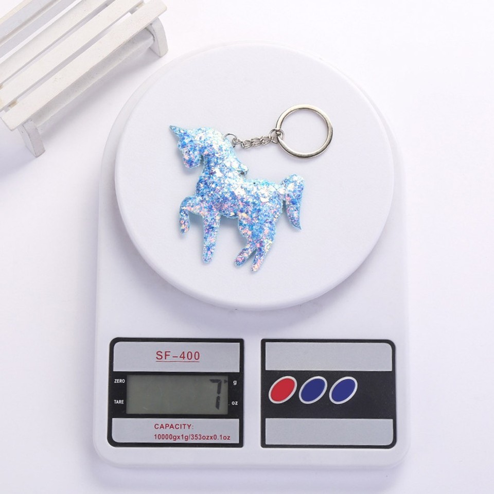 8 PCS /Set Unicorn Shape Design Keychain Pendant Unique Shape Pendant ...