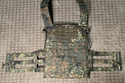 RARE German Lindnerhof Taktik Flecktarn KSK Bundeswehr Plate Carrier ...