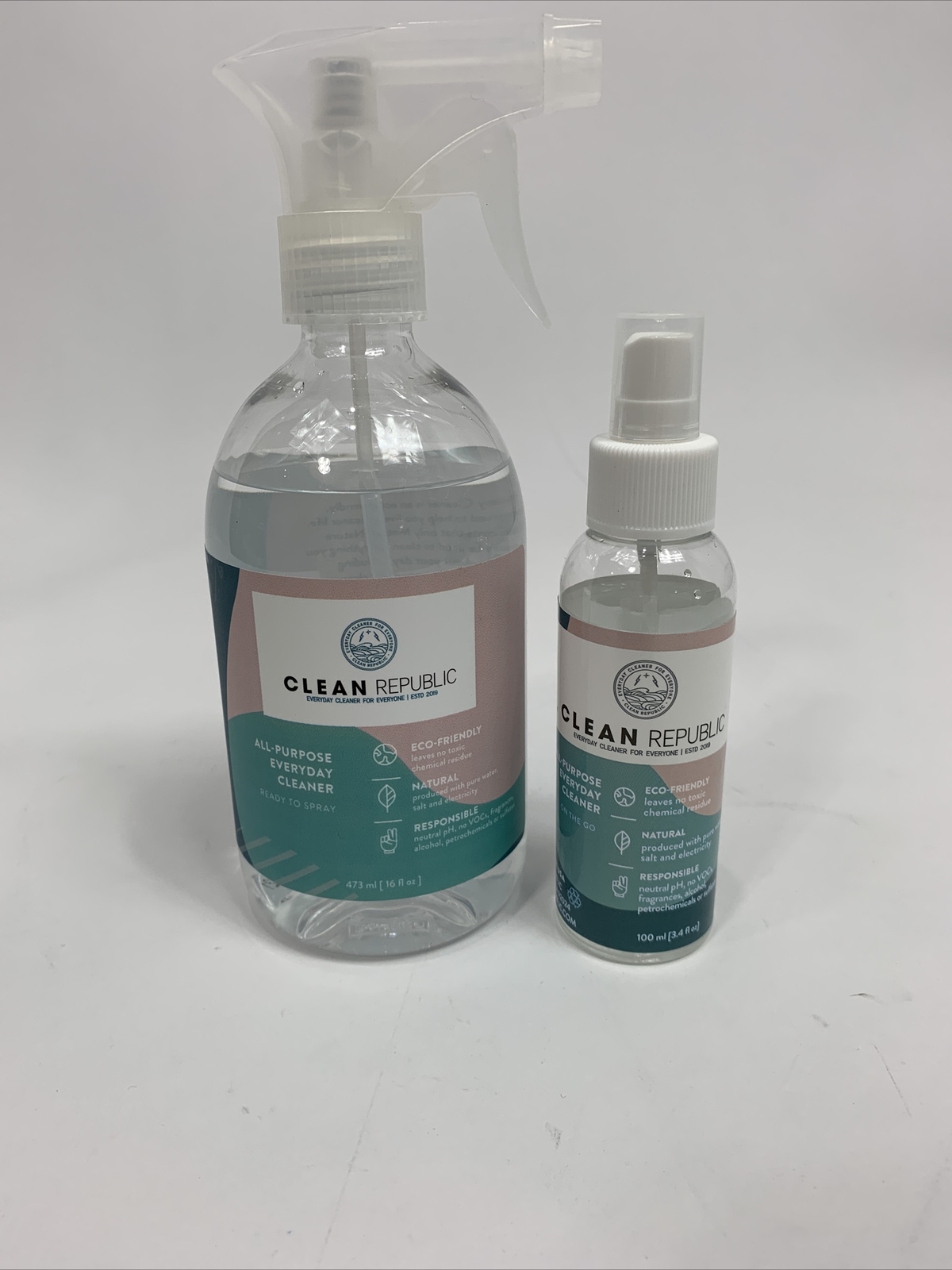 Clean Republic All Purpose Everyday Cleaner 16 fl oz/ 3.4 fl oz Spray ...