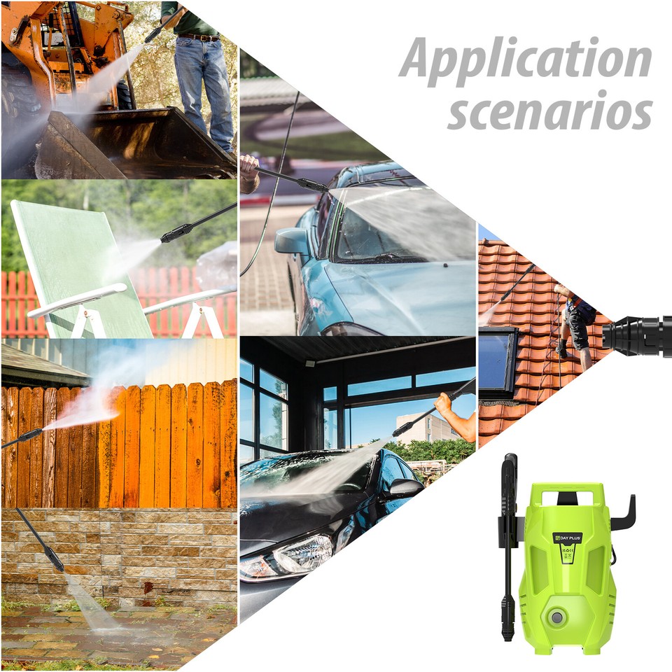 Electric Pressure Washer Portable Jet Wash 110 BAR Small DIY Patio Car ...