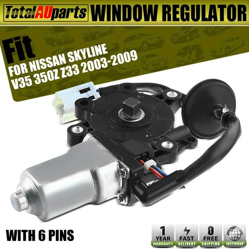 Front Passenger Window Lift Motor with Anti-Clip for Nissan 350Z Z33 ...