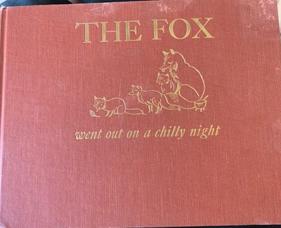 THE FOX Went Out on a Chilly Night Peter Spier Caldecott (Hardcover ...