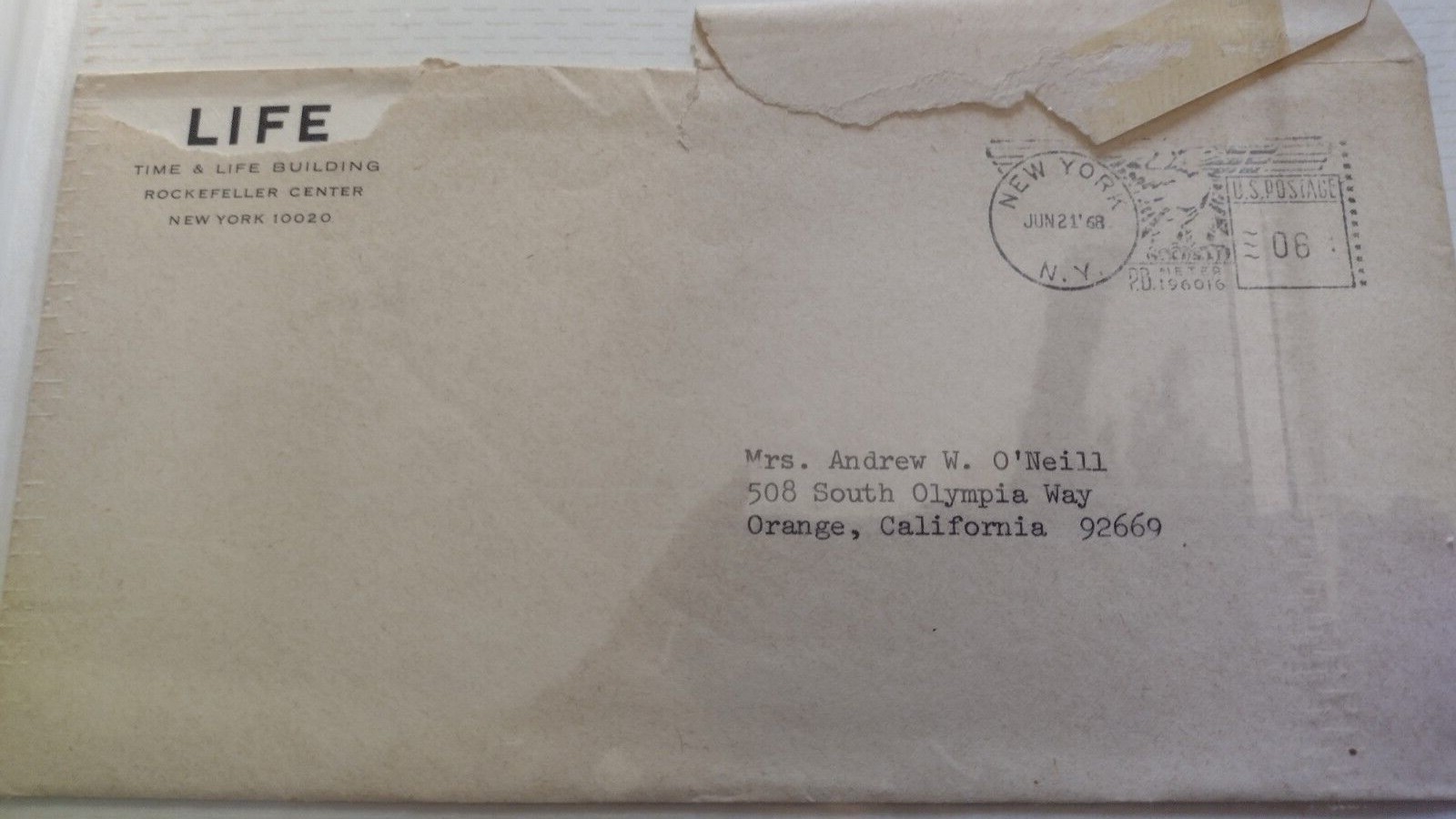 Robert Kennedy, Signed Campagne Letter, Date 05/10/1968 US SENATOR ...