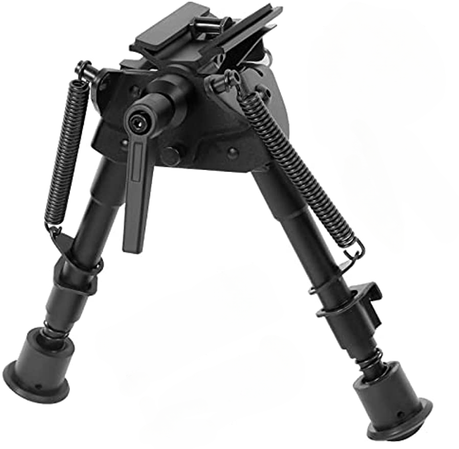 Pivot Tilting Rifle Bipod 6-9inch with S Lock Picatinny&Swivel-Stud ...