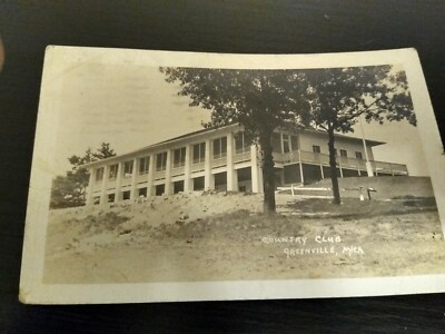 1925 Country Club Greenville Michigan RPPC Photo Postcard | eBay