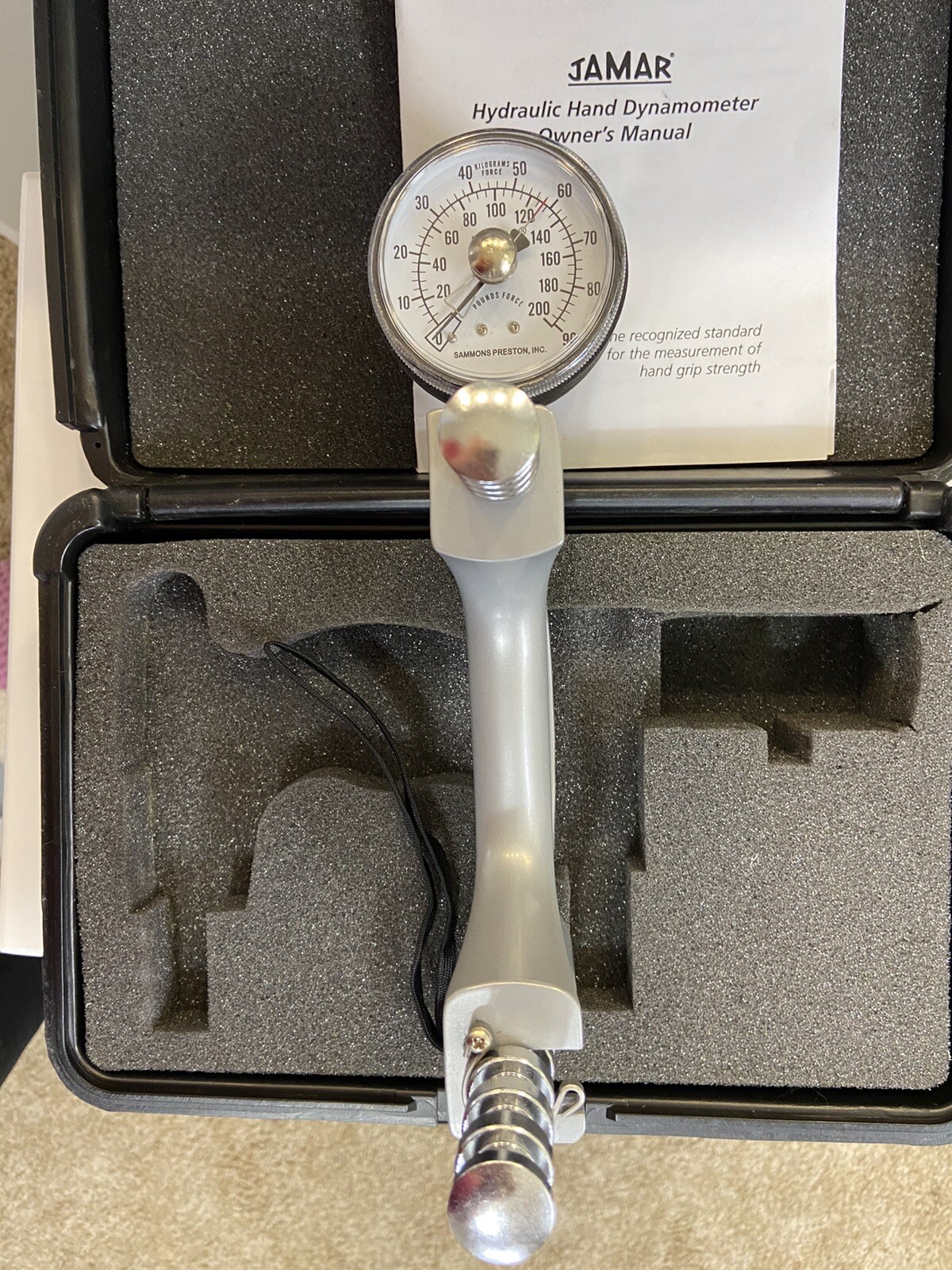 Jamar Hydraulic Hand Dynamometer 5030J1 Sammons Preston | eBay