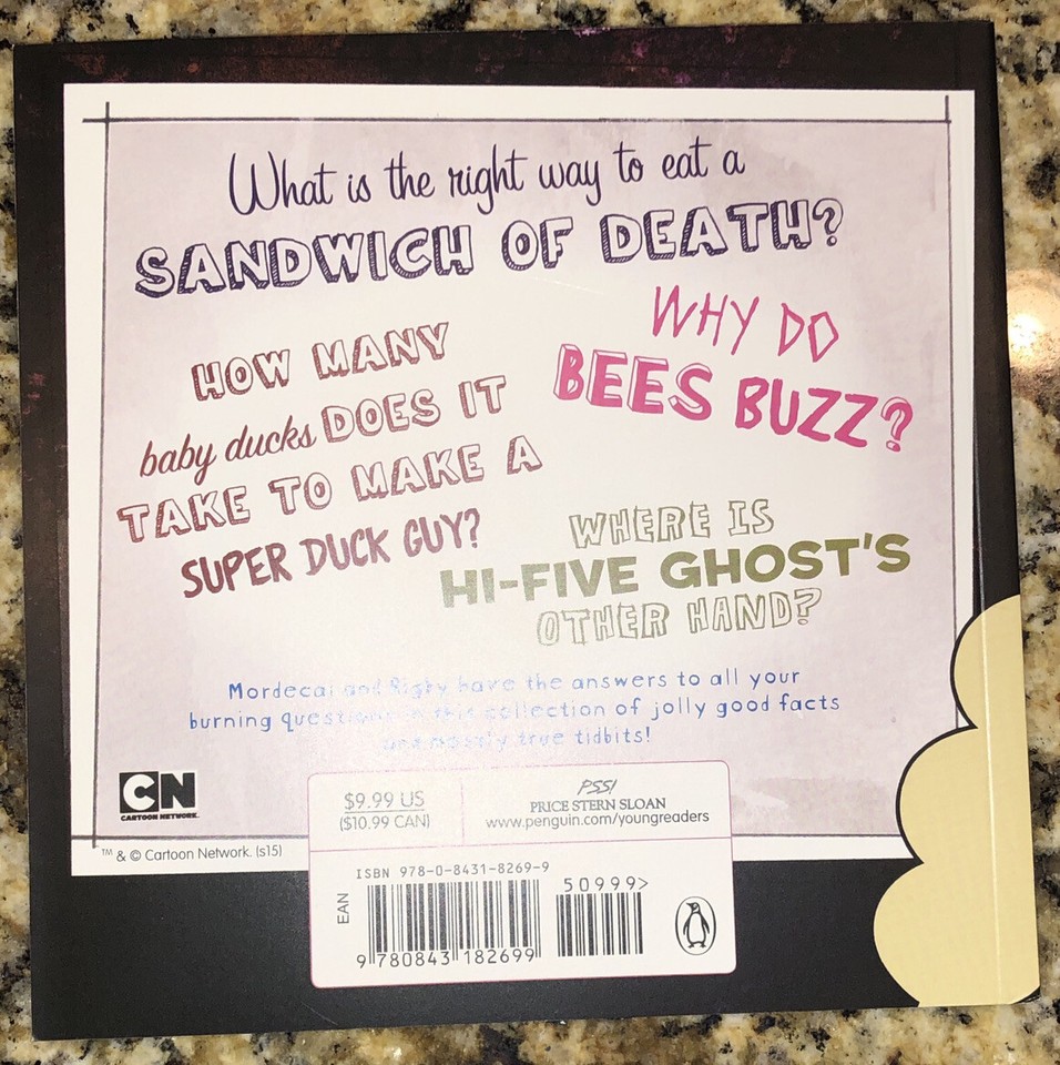 New Regular Show: Hey Bro, Did Ya Know? Paperback Book Ships Fast from ...
