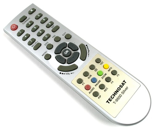 Technosat T-9500 Silver Original Remote Control -Good- AN466 | eBay