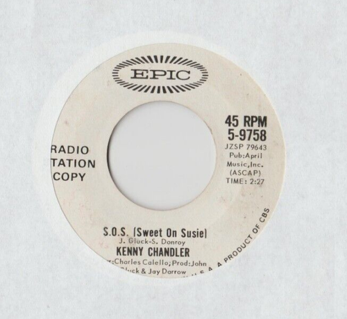 KENNY CHANDLER SOS Sweet on Susie / Come Softly to Me 45 RECORD 1965 DJ ...