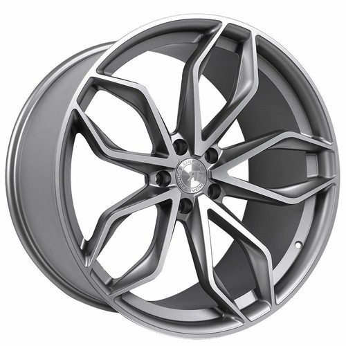 22x10"Road Force Wheels RF17 Satin Gunmetal Machined Rims (S04) | eBay