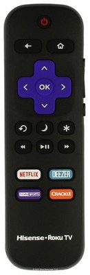 Hisense HU-RCRCA-20 Netflix Deezer BEIN Sport Crackle Remote Control ...