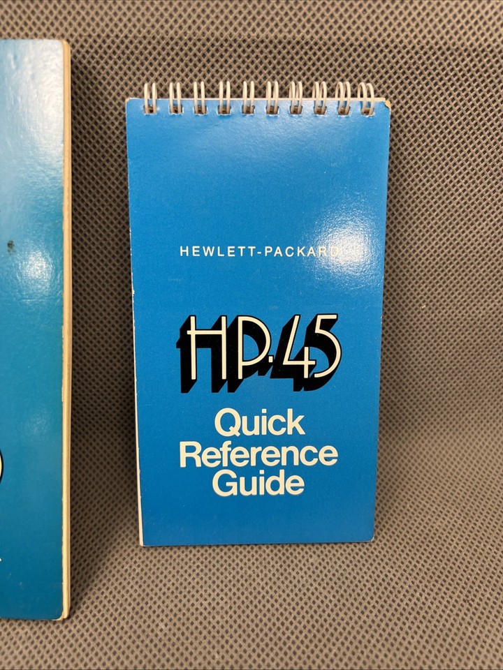 HP-45 Calculator with Manuals | eBay