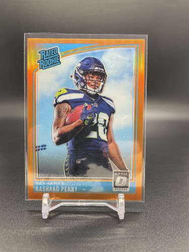 2018 Donruss Optic - Rated Rookie Orange #168 Rashaad Penny /199 (RC ...