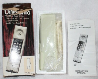 NIB Unisonic Phone w/Wall Mount - Model 6000X/6012X | eBay