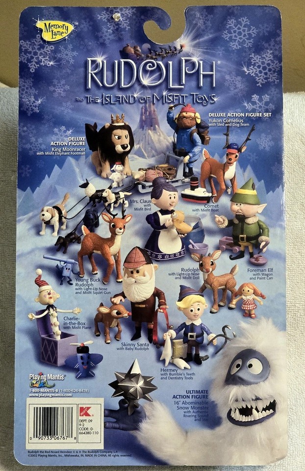 PKG DINGS Memory Lane Rudolph Red Nosed Reindeer Coach Comet + Misfit ...