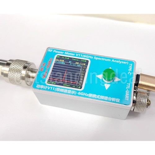 2-in-1 N-type RF Power Meter V11 & 6GHz Spectrum Analyzer + Type-C ...