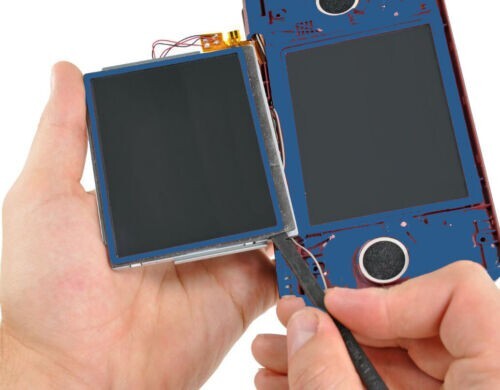 Nintendo DSi XL Top Screen Frame Lens Cover Replacement Blue NDSiXL ...