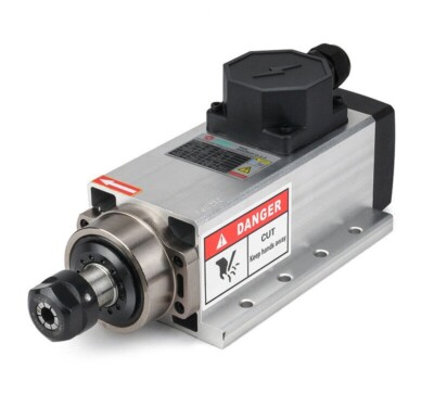 3.5KW ER20 Air-cooled Square Spindle Motor CNC Router Milling Engrave ...