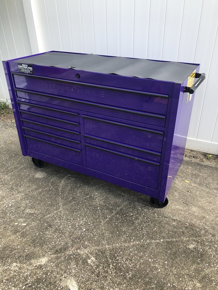 Matco 4s Toolbox Purple 2 Bay 2019, 56”x42”x25” Clean Nice | eBay