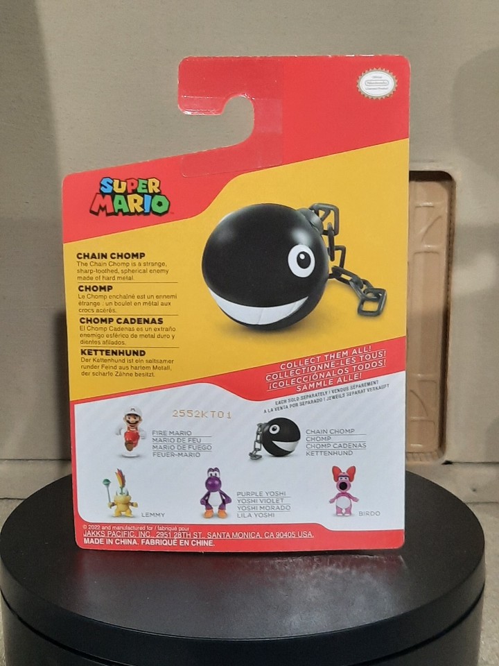 Jakks Nintendo Super Mario Chain Chomp 2.5" Mini Figure 2022 New | eBay